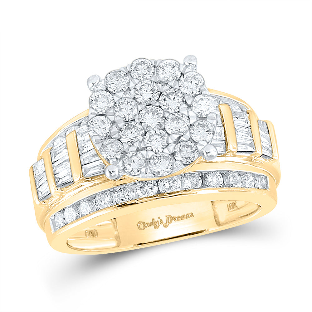 10Kt Yellow Gold 2Ctw Cindy Ring-S6 (6.21 grams)