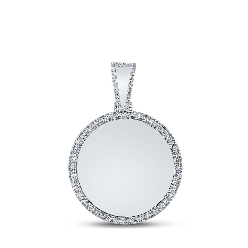 White gold memory pendant store